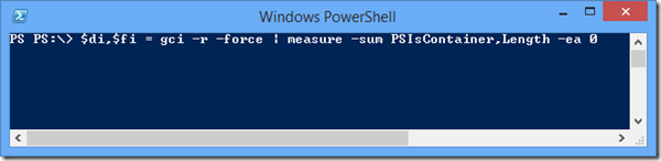 My favorite PowerShell one-liner – Poshoholic